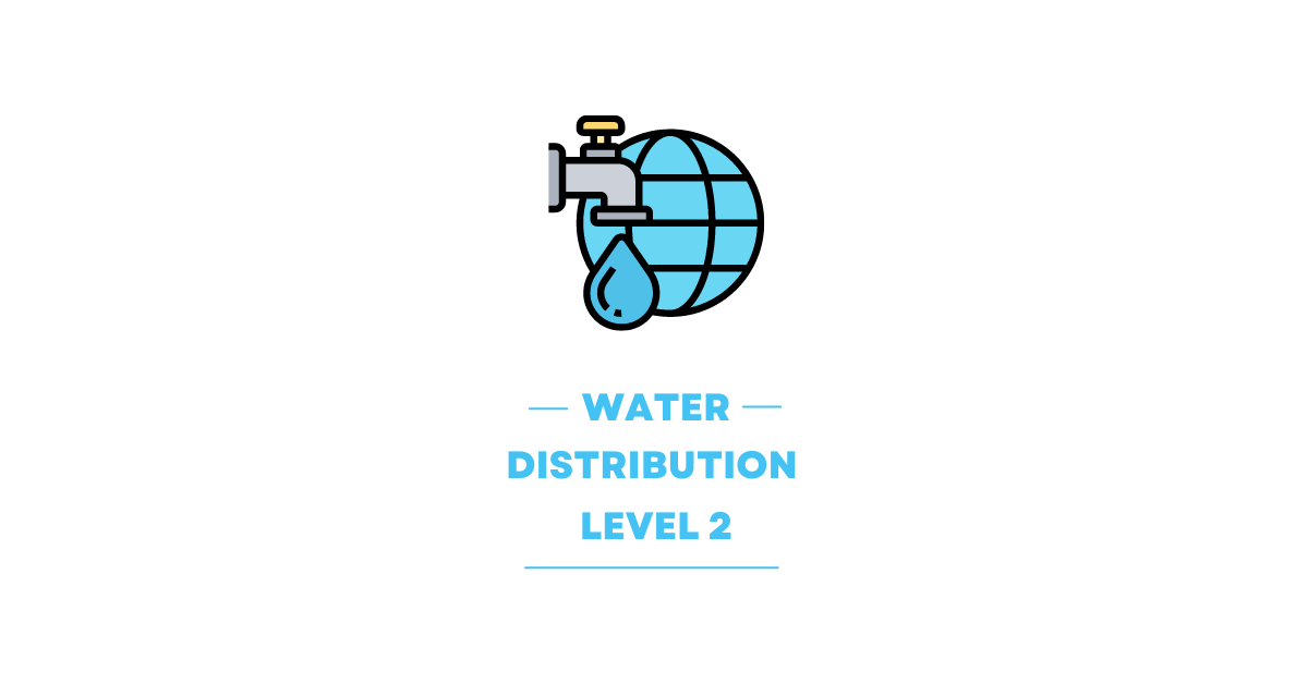 Water Distribution Level 2 Multiple Choice Exam Practice Questions ...