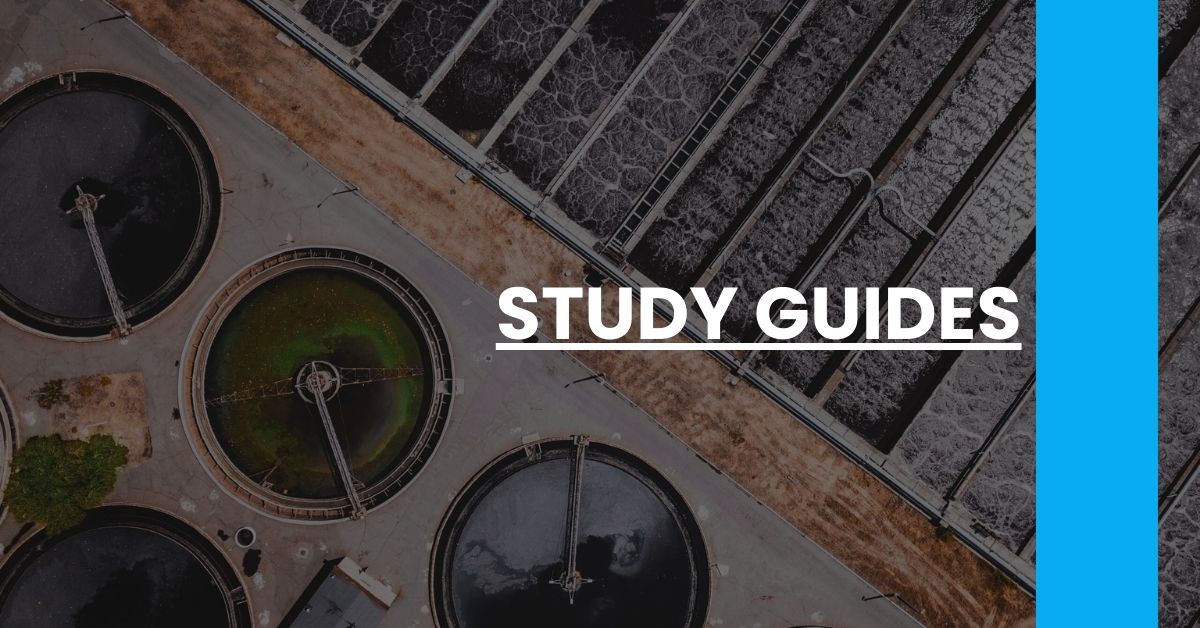 Study Guides - Water Prep